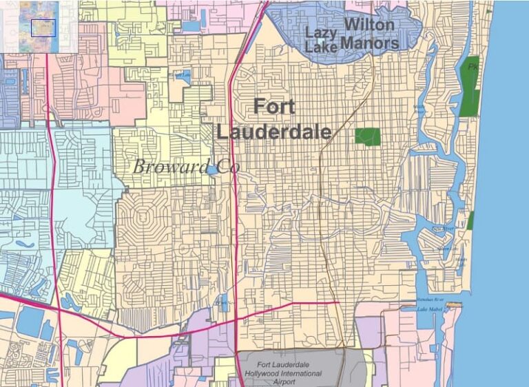Mapa de Fort Lauderdale